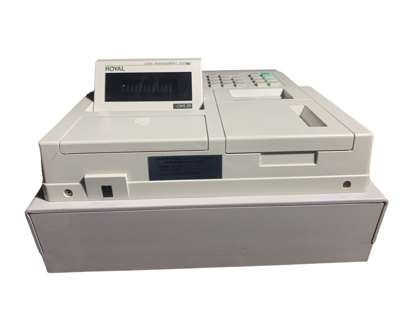 Royal CMS 25 Cash Register Heavy Duty Cash Management System No Key | eBay