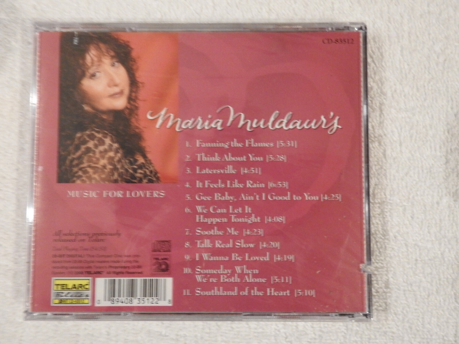 Maria Muldaur "Music For Lovers" BRAND NEW CD! STILL SEALED! PLEASE SEE ...