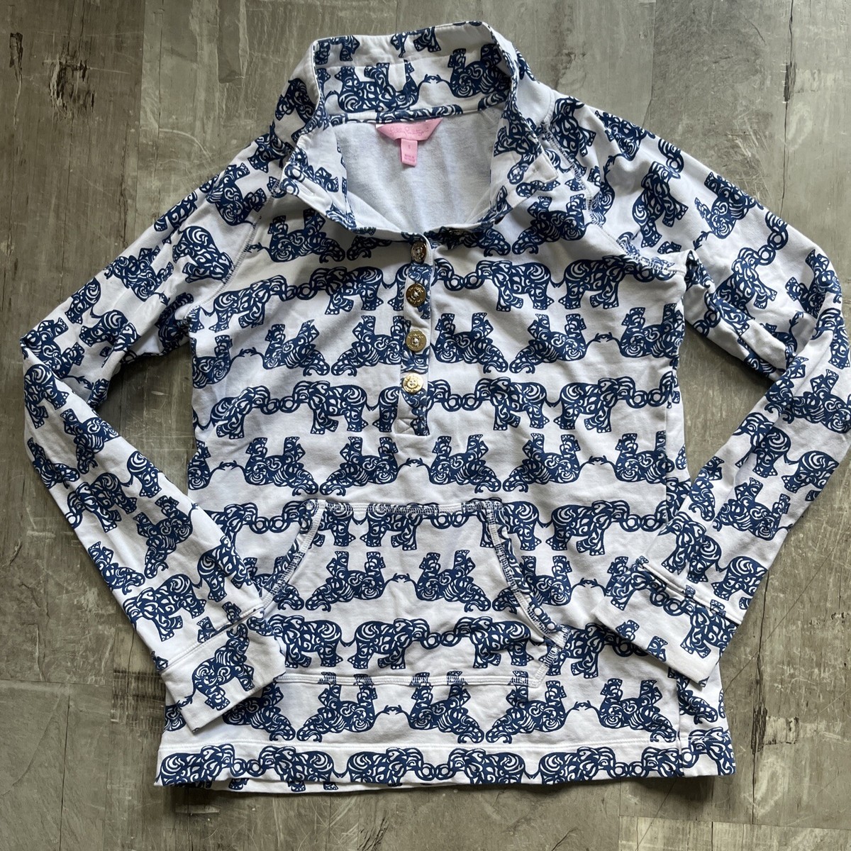 Lilly Pulitzer Elephant Pattern