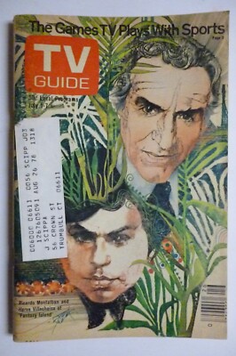 New York Metro July1 TV Guide 1978 FANTASY ISLAND Montalban Villechaize ...