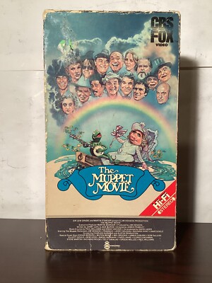 The Muppet Movie VHS Tape 1984 CBS FOX Video Hi Fi Stereo Movie Film ...