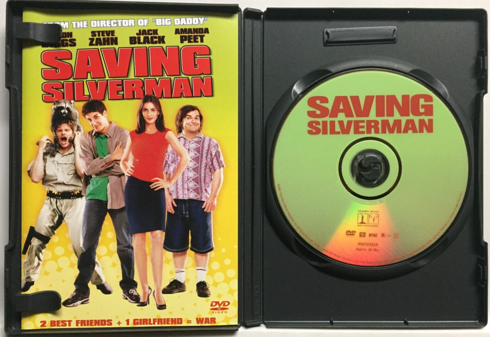 Saving Silverman (DVD, 2001, Widescreen) Jason Biggs, Steve Zahn, Jack Black | eBay