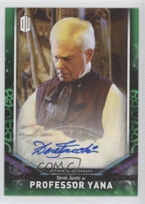 2018 Topps Doctor Who Signature Series Green 10/50 Derek Jacobi as Auto ...