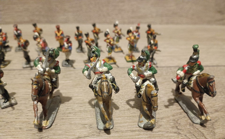 Napoleonic Military Toy Soldiers Lead Metal MIXED Figures Job lot ...