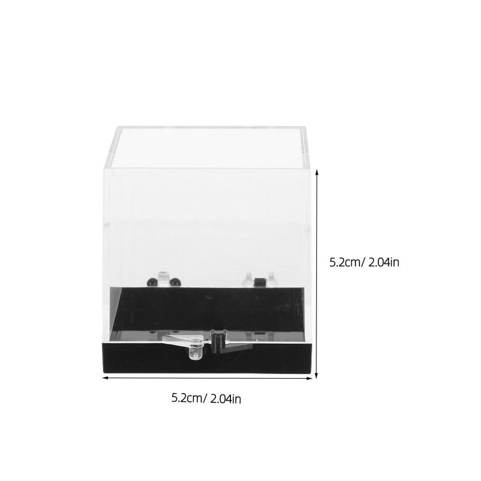 6pcs Mineral Specimen Display Boxes - Transparent Display Boxes ...