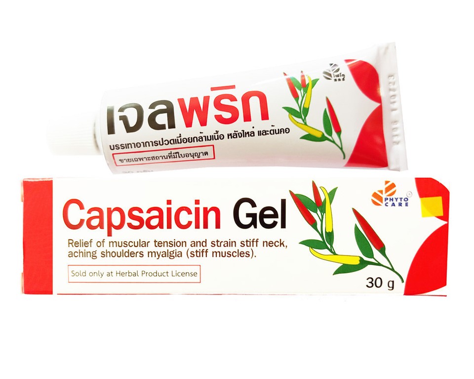 Capsaicin Gel Myalgia Muscle Arthritis Joint Pain Relief Cream 1x30g ...