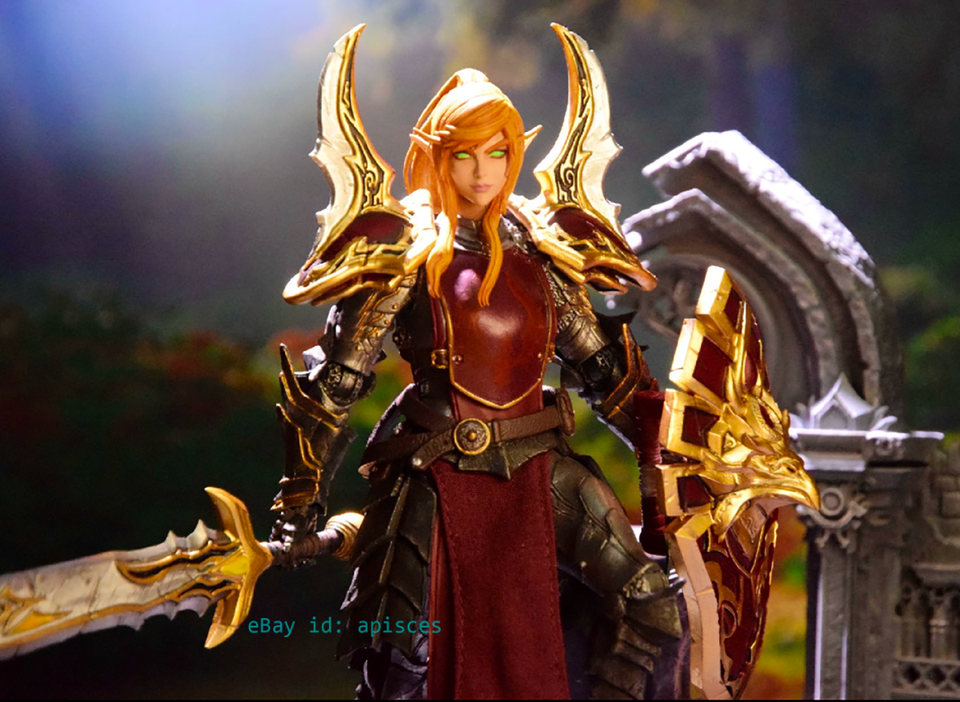 Customized 1/12 Lady Liadrin World of Warcraft Painted Action Figure no ...