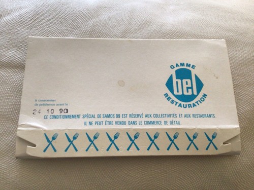 Etiquette Fromage Emballage Samos 99 Gamme Bel Restauration | eBay