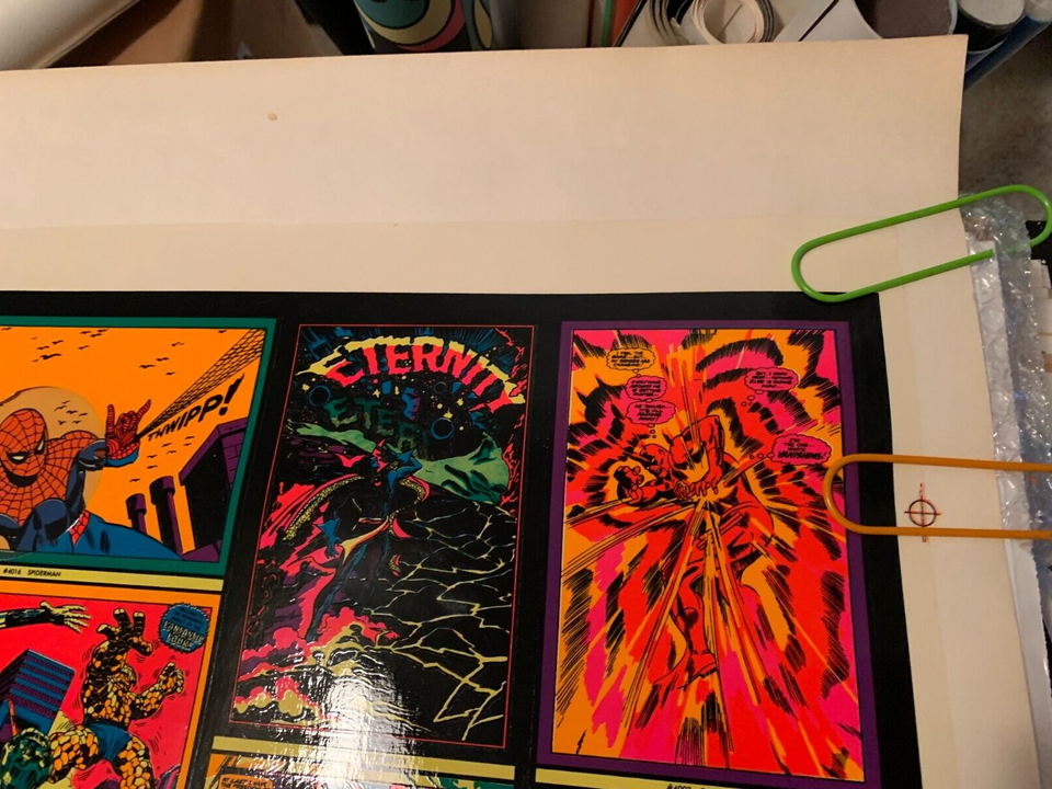 STORE DISPLAY 1971 MARVEL COMICS VINTAGE CARDBOARD POSTER THE THIRD EYE ...