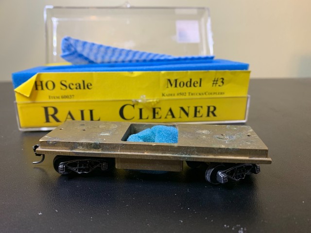CenterLine Products 60037 HO Rail Cleaner Model #3 Wheel Cleaning Car ...