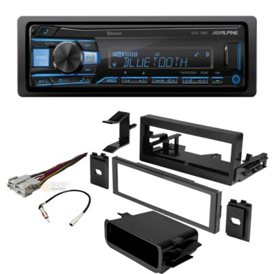 Alpine UTE-73B Single DIN Car Digital Media Stereo For 1995-2005 GM ...