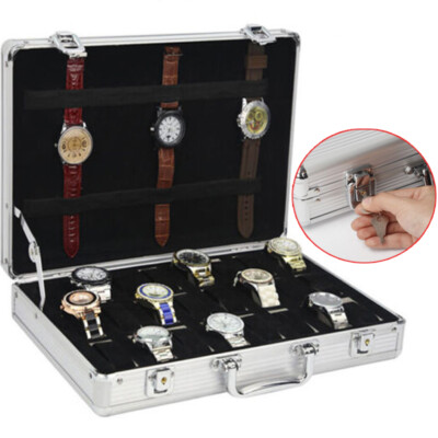 Watch Case Aluminum Briefcase Design For 24 Large Watches - Collectors ...