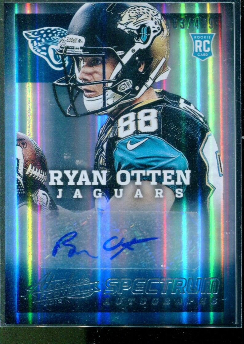 2013 Absolute Spectrum Silver Autographs #180 Ryan Otten Auto Card /499 ...
