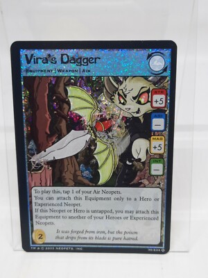 NEOPETS VIRA'S DAGGER HOLO FOIL BASE SET 30/234 WOTC VINTAGE VHTF NM | eBay