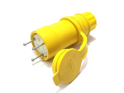 HUBBELL HBL15W47 CONNECTOR BODY WATERTIGHT ELASTOGRIP STRAIGHT BLADE | eBay