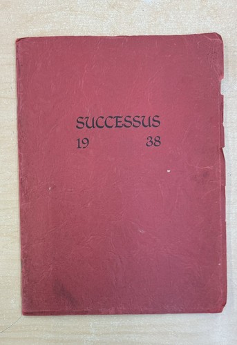 1938 Union City High School Yearbook Successus Indiana Randolph County ...