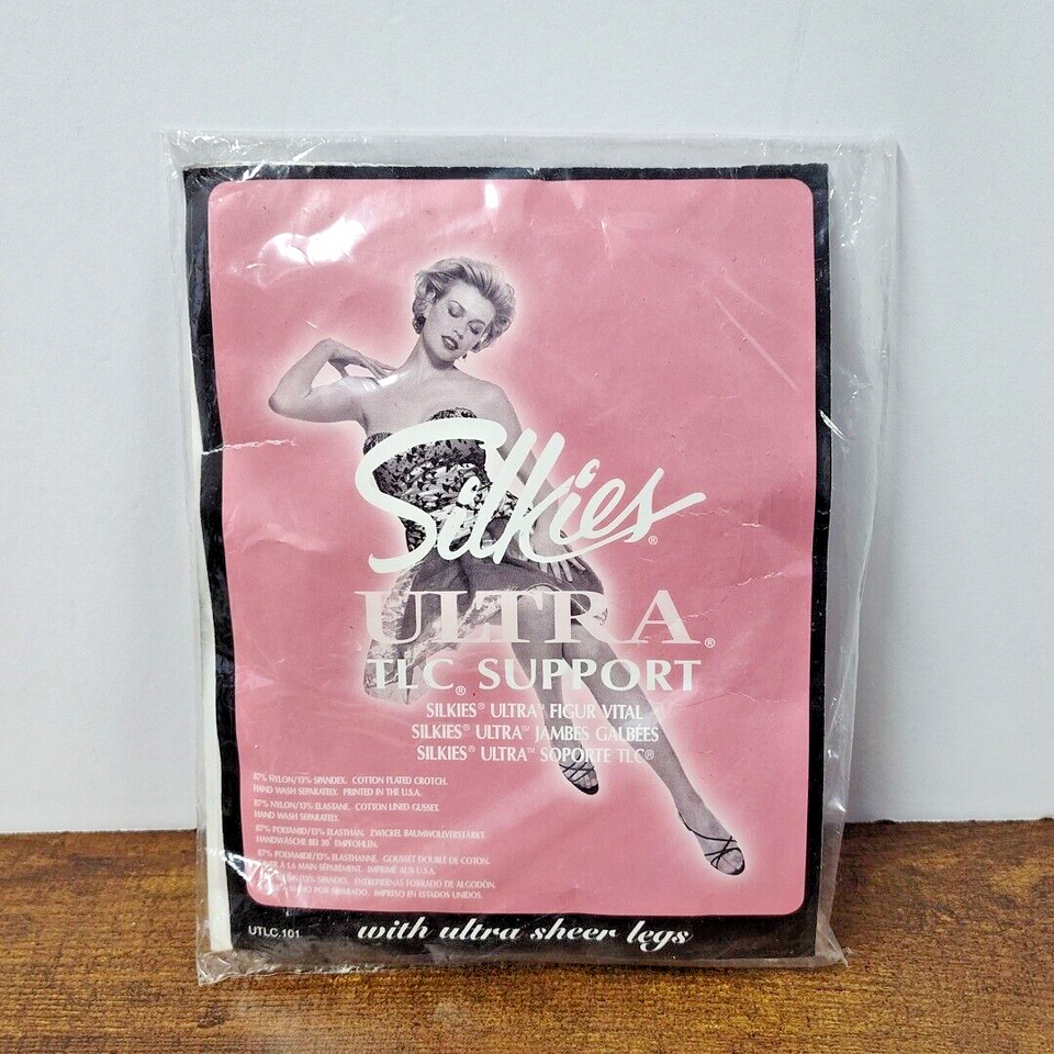 Silkies Ultra TLC Support Ultra Sheer Legs Pantyhose, Size Large, Taupe ...