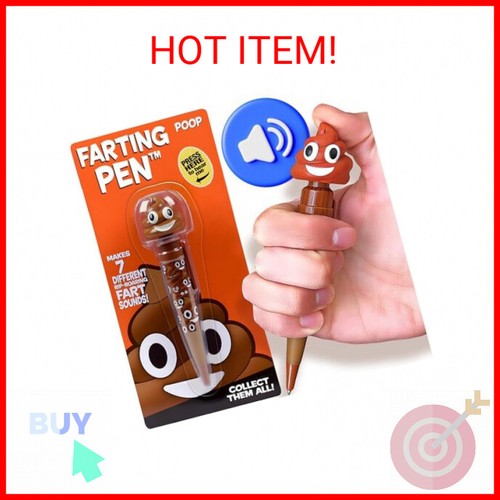 Farting Poop Pen with Multiple Funny Sounds - Perfect Novelty Gift for ...