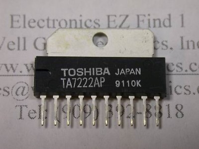 TOSHIBA TA7222AP ZIP-10 5.8W AUDIO POWER AMPLIFIER | eBay