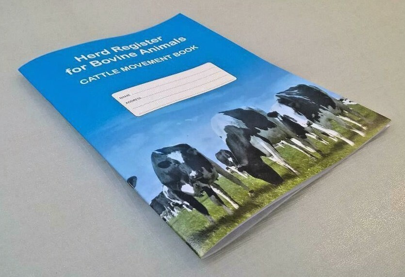 Herd Register for Bovine Animals / Cattle Movement Book (A4) Farm ...