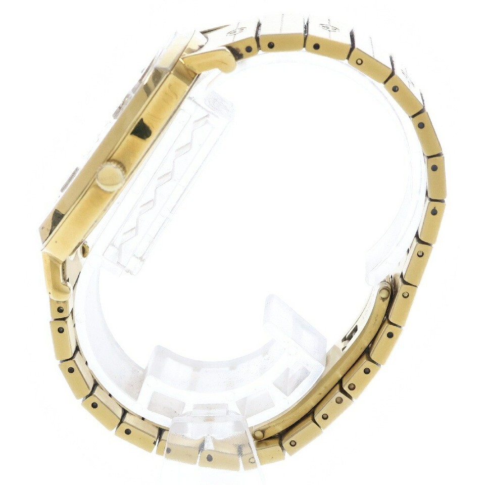 GUCCI Grip Interlocking G Watch Men Gold YA157409 Used B Condition | eBay