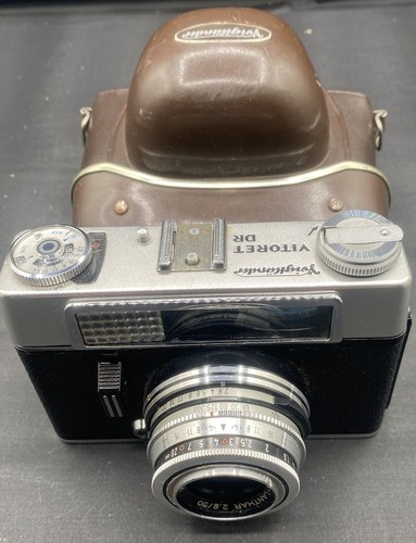 Voigtlander Vitoret DR 35mm Rangefinder Film Camera Color-Lanthar 2.8 ...