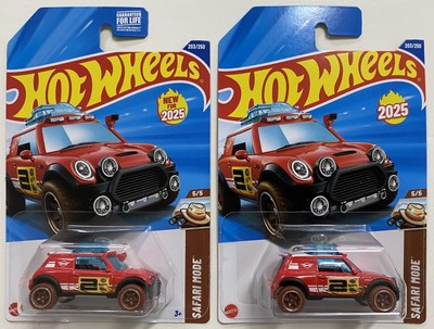 Hot Wheels 2003 Mini Cooper LIL' Roar Safari Mode 203/250 (Lot of 2 ...