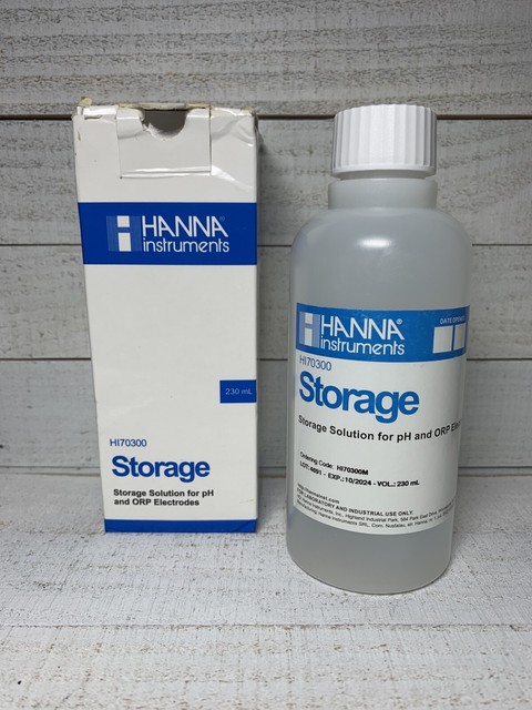 Hanna Instruments HI 70300M Storage Solution for pH ORP Electrodes ...