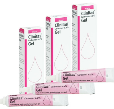 Clinitas Carbomer 0.2% Eye Gel 10g - Moisturising Relief Gel - Dry Eyes ...