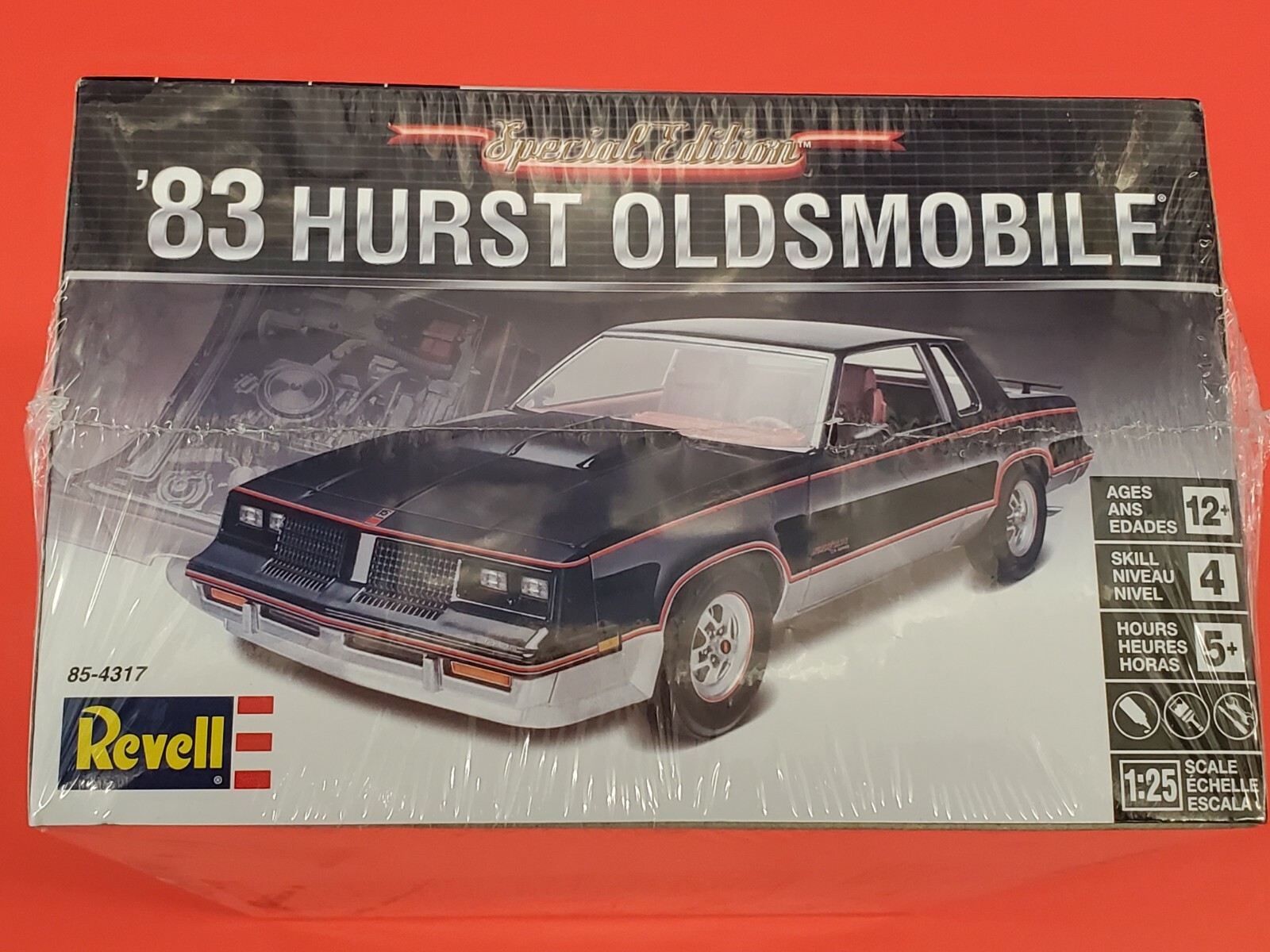 REVELL 4317 83 HURST OLDSMOBILE Model Kit 1/25 Mid-America Raceway | eBay