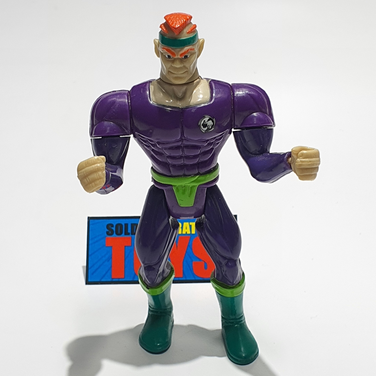 Vtg Double Dragon SICKLE original 1993 TYCO purple action figure ...