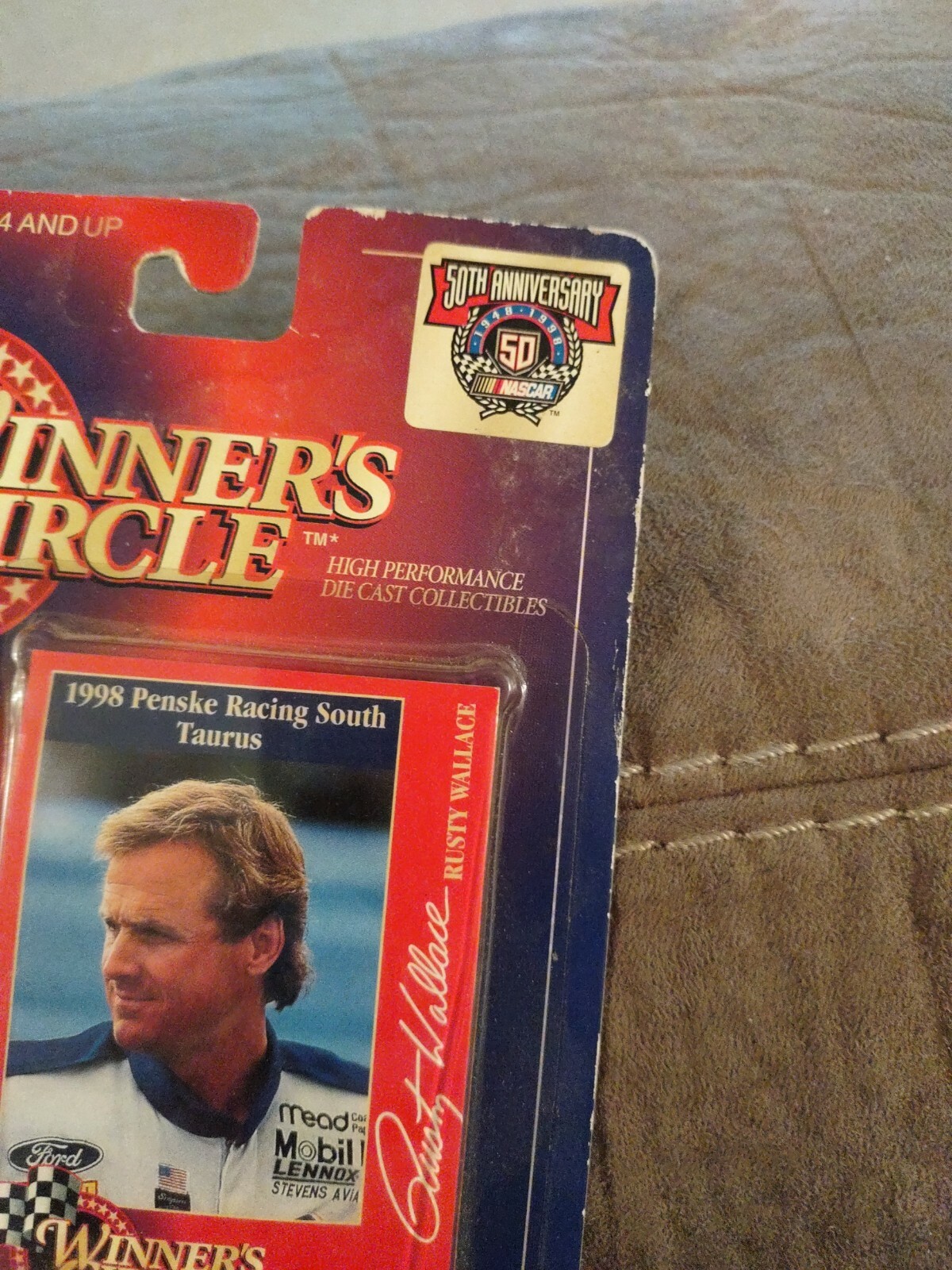 Vtg Rusty Wallace Nascar 50th Anniversary 1998 Winners Circle Kenner ...
