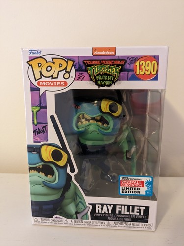 Funko Pop! TMNT Mutant Mayhem RAY FILLET Vinyl #1390 2023 NYCC Fall ...