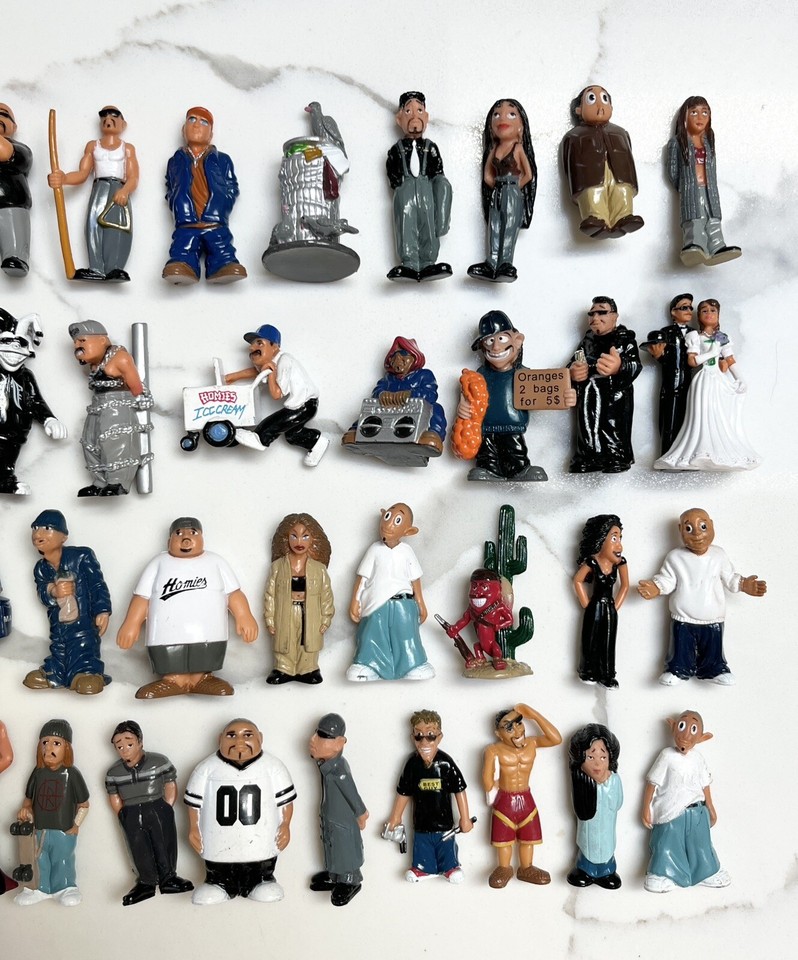 Homies Vintage Mixed Lot Of 50 Mini Figures No Duplicates RARE | eBay