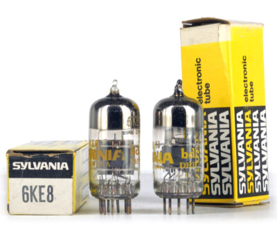 ONE 6KE8 SYLVANIA NOS Tube Röhre Lampe TSF Valvola Valvula Valve 진공관 ...