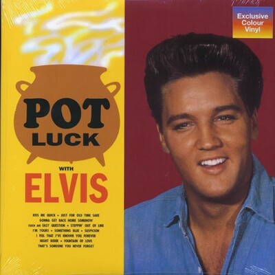 ELVIS PRESLEY Pot Luck *Sealed* Limited Edition Red Vinyl LP | eBay