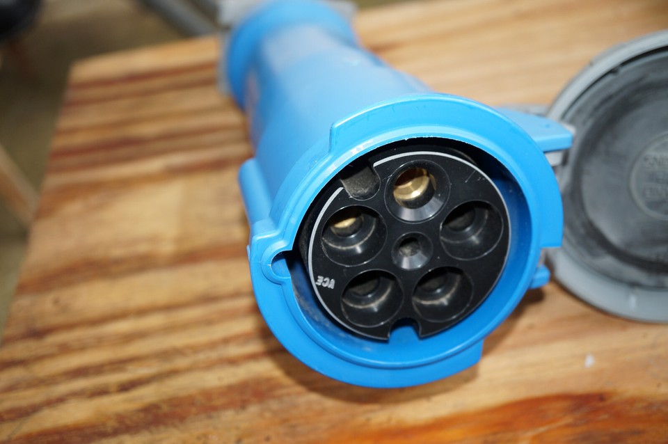 100 Amp Power Adapter Cable HUBBELL 5100C9W to Military, 4'L, 6150-01 ...