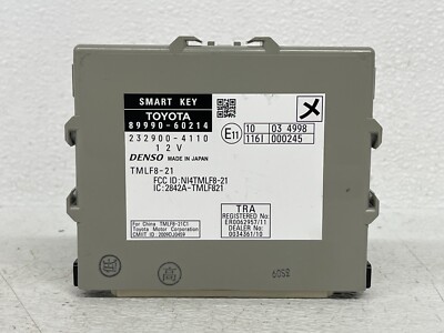 ⭐2014-2019 LEXUS GX460 SMART KEY KEYLESS COMPUTER CONTROL MODULE OEM ...