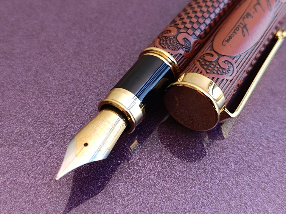 Fountain Pen, Vintage Fountain Pen, Gold Filled Nib, Ink Pen, Old ...