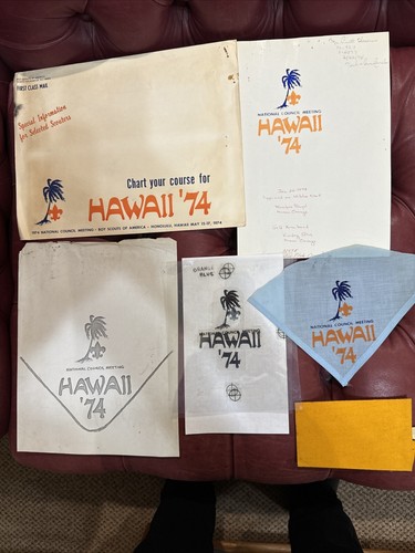 BSA 1974 NATIONAL COUNCIL MTG PROOF ACETATE SAMPLE ENVELOPE | eBay