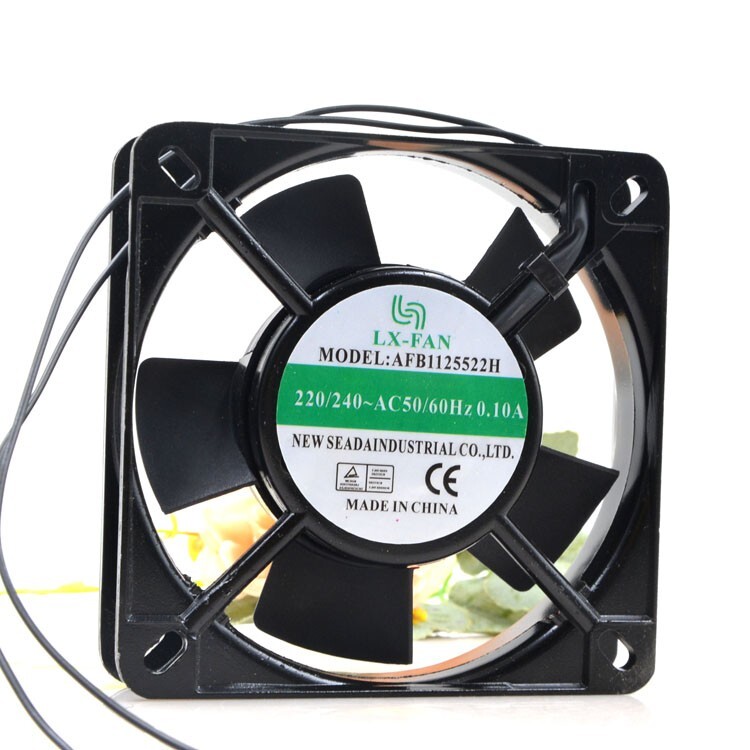 1 pcs LX-FAN Fan AFB1125522H 220V 0.10A 11025 11CM 2 Wire cabinet ...