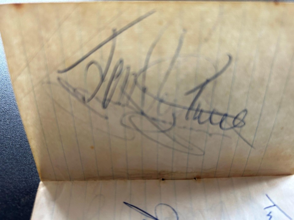 Autograph book signed Jim Clark Maston Gregory Hailwood Maggs Ginther ...