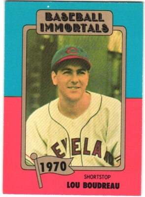 Lou Boudreau 1980 SSPC Baseball Immortals Trading Card # 115 | eBay