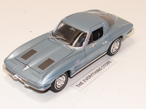 WELLY 1963 CHEVY CORVETTE STING RAY FUEL INJECTED SPLIT WINDOW BLUE ...