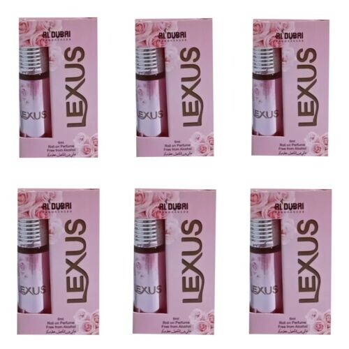 6X Al Dubai LEXUS Attar, Alcohol Free, Long Lasting,6ML Attractive ...