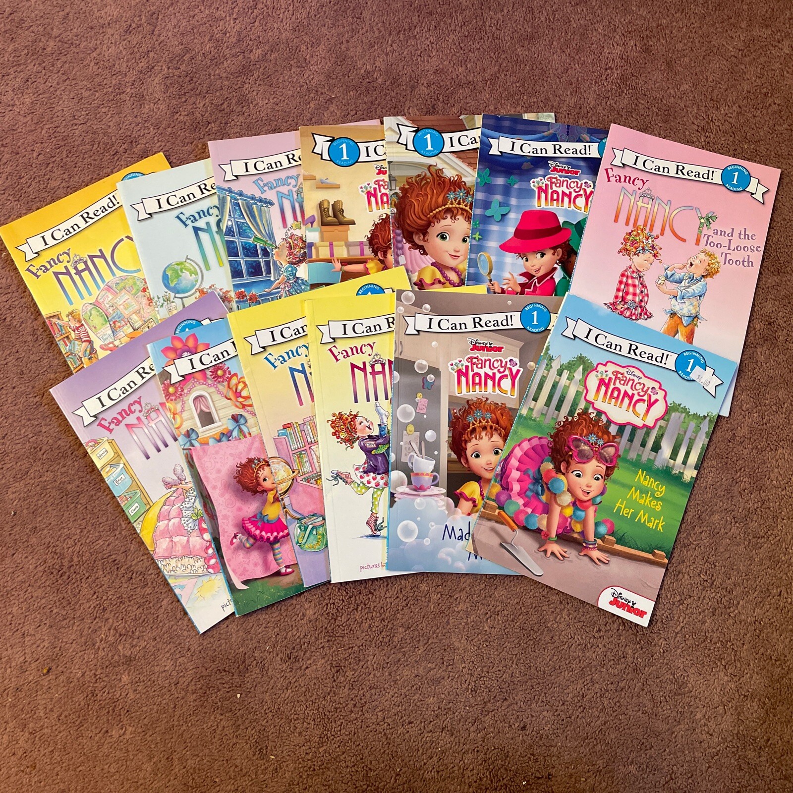 Fancy Nancy Phonics Books Fun Set I Can Read Early Readers Book Lot 13 ...