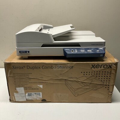 Xerox Duplex Combo Flatbed Document Scanner w/Automatic Feeder Tested ...