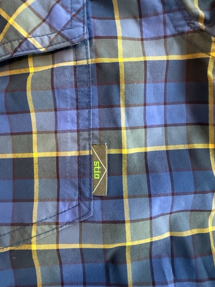 Men’s Sz M Stio Snap Shirt Blue | eBay