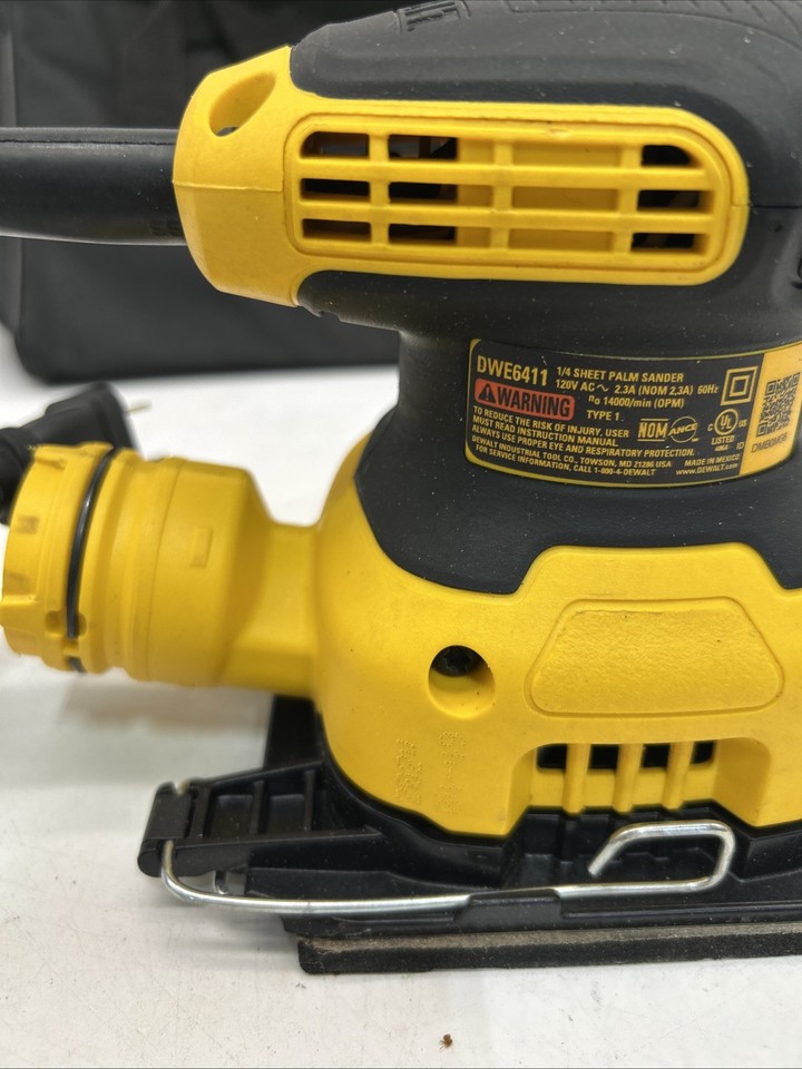DeWalt DWE6411K 1/4" Sheet Orbital Finish Palm Sander Z690 | eBay