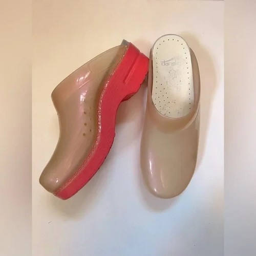 Dansko Open Back Translucent Clogs - Sonja - Pink | eBay